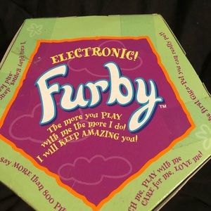 Vintage | Other | 998 Original Furby Skunk Or Tuxedo Furby | Poshmark